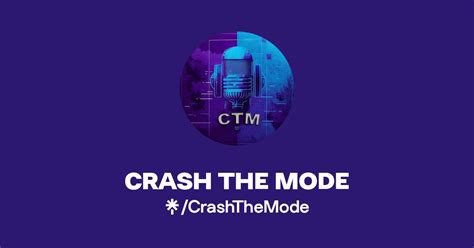 CRASH THE MODE Listen On YouTube Spotify Linktree