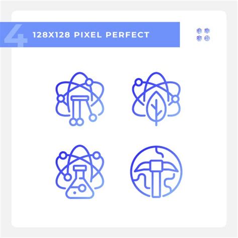 Stem Technology And Ai Pixel Perfect Linear Icons Vector Image