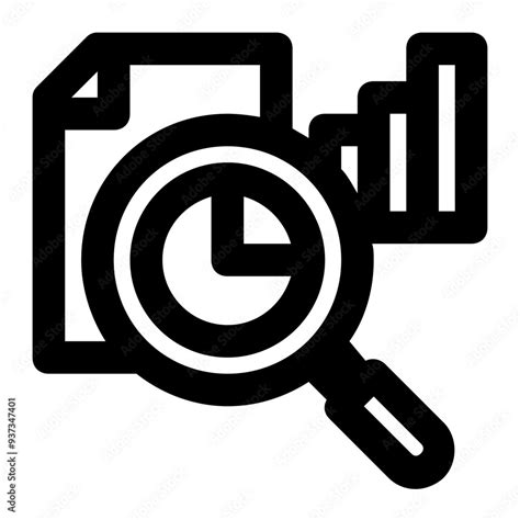 Exploratory Data Analysis Eda Exploratory Data Data Analysis Outline Icon Stock Vector