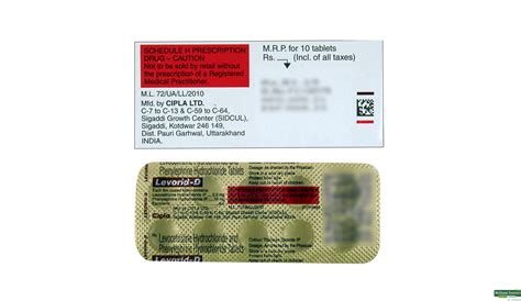 Buy Levorid D 10 Tablets Online At Best Prices Wellness Forever