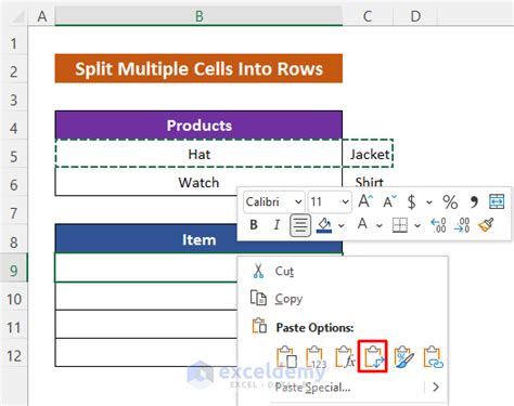 How To Split Data In A Cell Into Multiple Rows Printable Forms Free Online