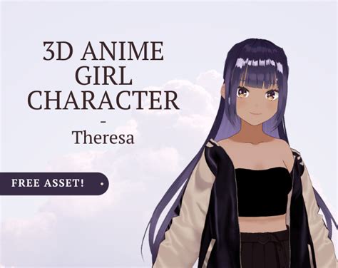 Free 3d Anime Girl Theresa By Thatnewdevgirl