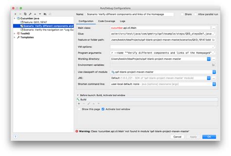 Running Cucumber Tests Could Not Find Or Load Main Class Cucumberapi