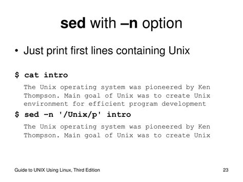 Ppt Introduction To Unix Ca263 File Processing Powerpoint