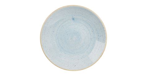 Churchill Super Vitrified Stonecast Cy830 Deep Coupe Plates Duck Egg