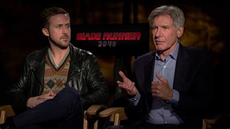 Blade Runner 2049 Interview Harrison Ford And Ryan Gosling Youtube