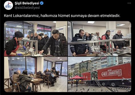 Şişlide Kent Lokantası Yeniden Açıldı Yemek ücretini Tutuklu Ve