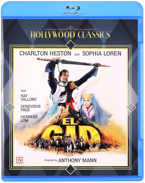 El Cid 1961 Danish Origin No Italian Language Blu Ray