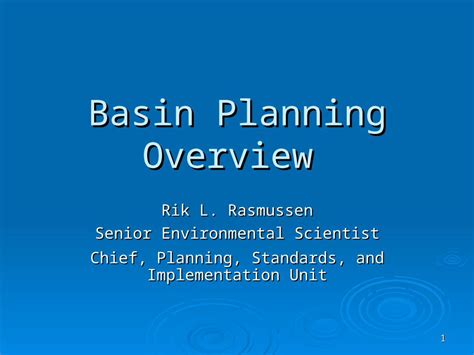 PPT Basin Planning Overview DOKUMEN TIPS