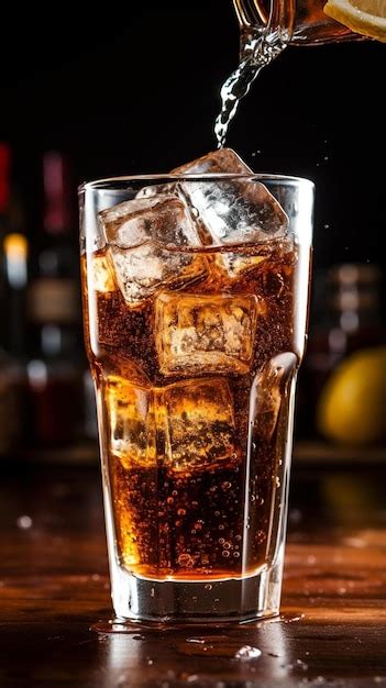 Premium Ai Image Shot Of A Refreshing Soda Drink