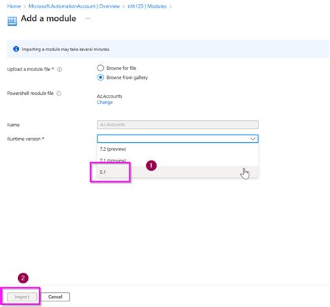 Azure How To Update Powershell Modules Via Powershell Runbook