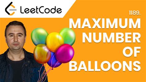 Leetcode Çözümleri 1189 Maximum Number Of Balloons Youtube