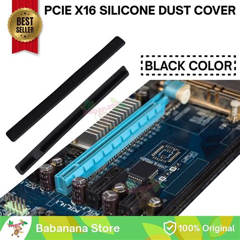 Jual Pcie X16 Silicone Dust Cover Plug Motherboard Gpu Vga Protector Debu Shopee Indonesia