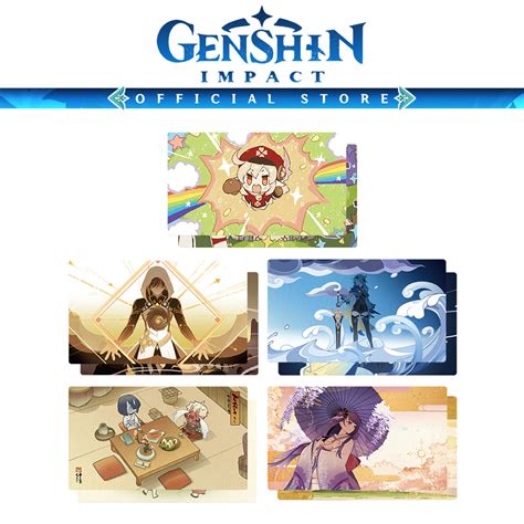 Mihoyo Genshin Impact A Glimpse Of The World Postcard Set Lenticular