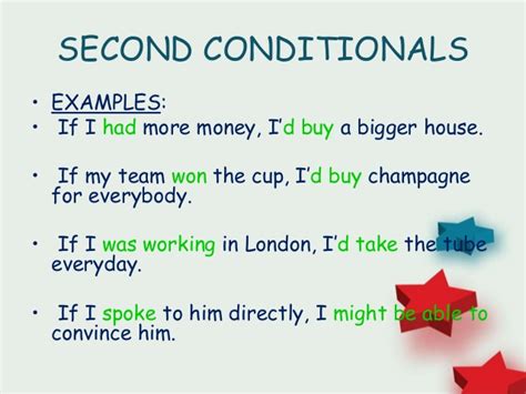 English Grammar Second Conditional
