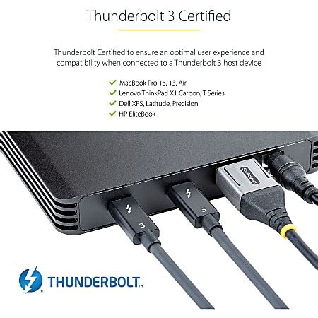 Startech Com Bay Thunderbolt Nvme Enclosure For M Nvme Ssd Drives X Displayport Video And