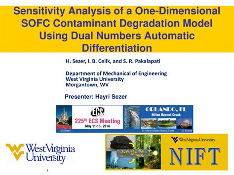 pdf sensitivity analysis of a one dimensional sofc contaminant