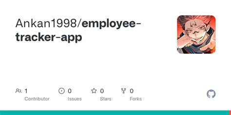 GitHub Ankan1998 Employee Tracker App