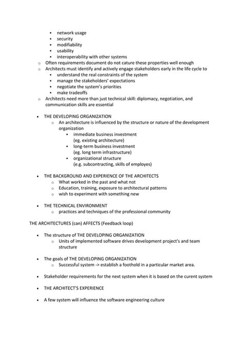 Software Architecture Unit 1 Notes DOCX