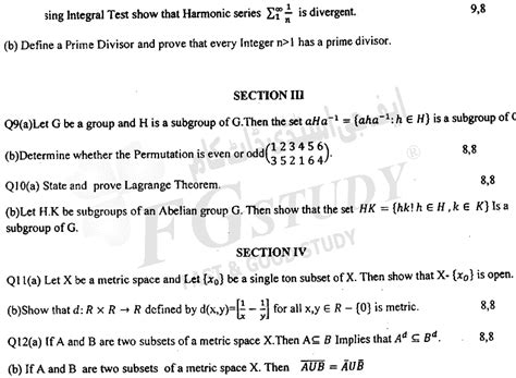 Bsc Part 2 Mathematics B Course 2 Mathematical Methods Group Theory And