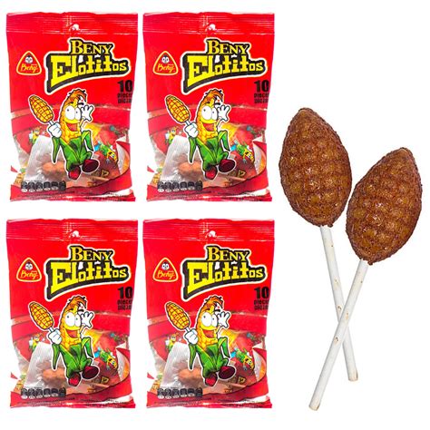 40 Pc Pineapple Chili Lollipops Spicy Mexican Candy Pops Sucker