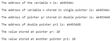 Double Pointer In C How Does Double Pointer Work In C With Examples
