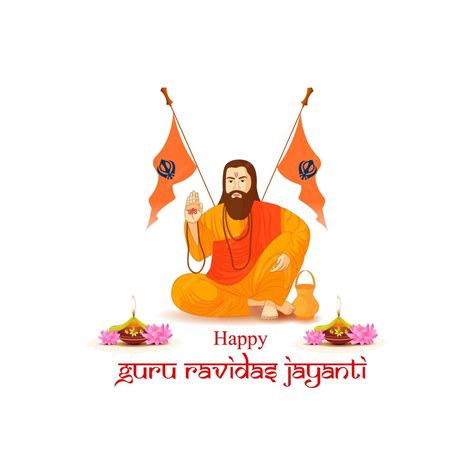 Premium Vector Vector Illustration Of Happy Guru Ravidass Jayanti