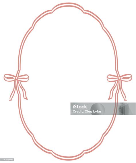 인사말 카드 결혼식 및 생일 파티 귀여운 우아한 요괴 스타일의 피크닉 초대장을위한 빈티지 라운드 활 프레임 손으로 그린 리본