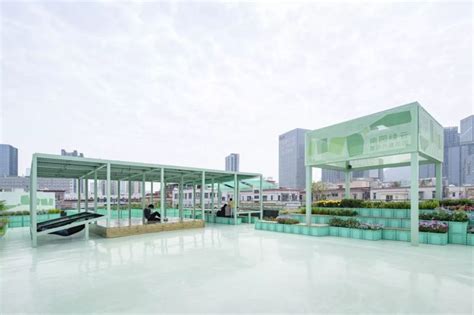 屋顶共建花园“南园绿云”：低碳社造空间新模式 一十一建筑 Mooool木藕设计网