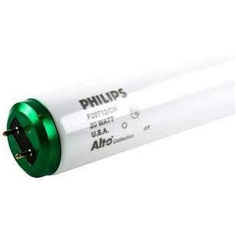 2 Pack Philips F20t12cwalto Fluorescent Tube Light 20w T12 Bulb