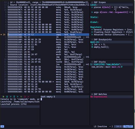 Debuggin Not Working With Neovim 090 · Issue 378 · Simrat39rust