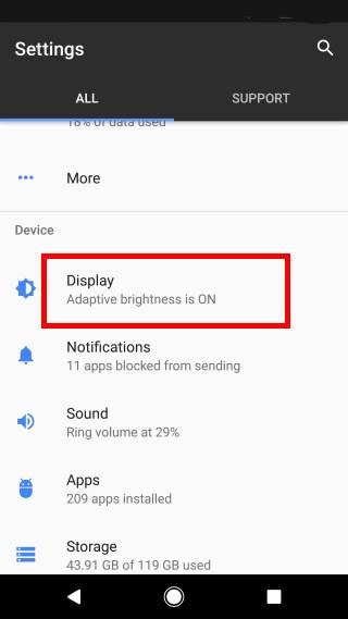 How To Change Display Size In Android Nougat Android Guides