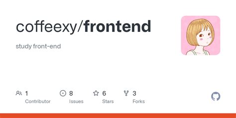 GitHub Coffeexy Frontend Study Front End
