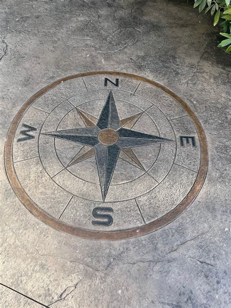 Compass Stamps And Steps Palermo Concrete Inc