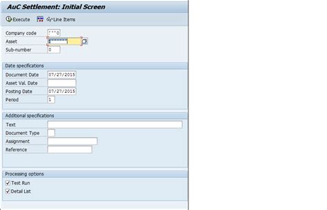 Solved Aiab Auc Settlement Multiple Line Item Sap Community