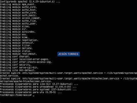 sistemas informaticos instalación de apache phpmyadmin y mysql en