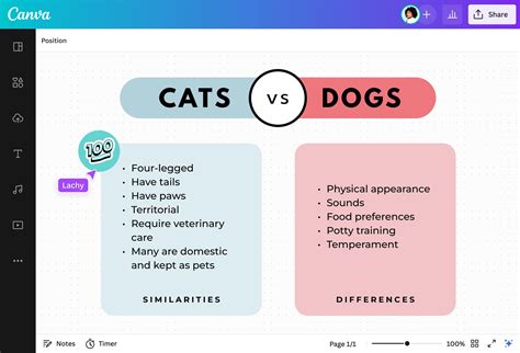 Printable T Chart Template