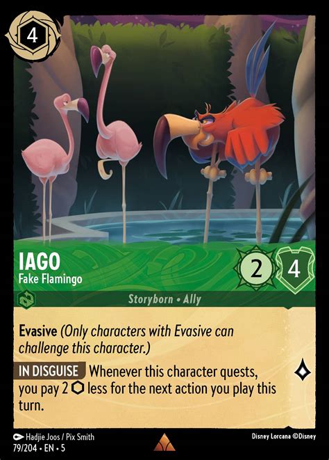 Iago Fake Flamingo Lorcana Card