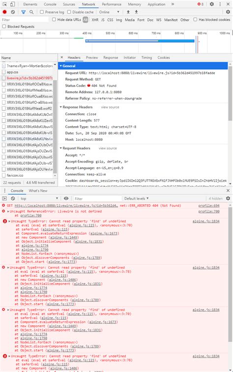Livewire Is Not Defined After Install · Issue 236 · Laraveljetstream · Github
