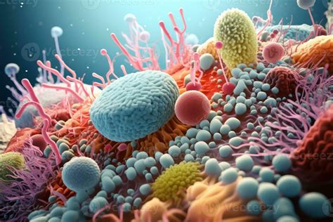 Bacterial Diversity Microscopic View Of Various Bacteria Species