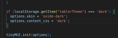 Bug Tinymce Dark Mode Is Broken · Issue 1270 · Tablertabler · Github