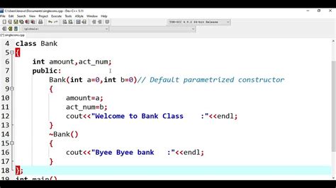Constructor And Destructor In Single Inheritance Constructor With