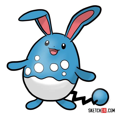 How To Draw Azumarill A Step By Step Pokémon Drawing Guide