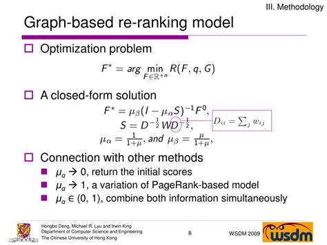 Ppt Effective Latent Space Graph Based Re Ranking Model With Global Consistency Powerpoint