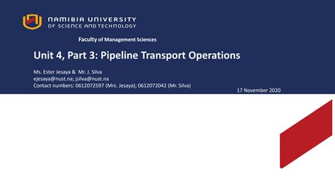 Solution Unit 4 Part 3 Pipeline Operations Studypool