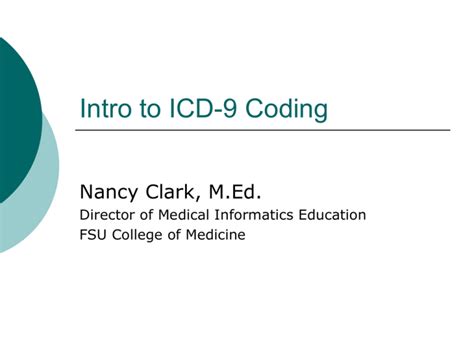 Icd 9 Coding