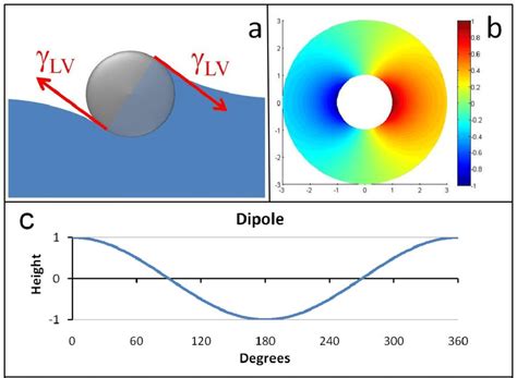 7 A Side View Of A Dipole At A Fluid Interface Without An External