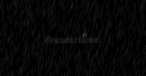 Cinematic Realistic Rainfall Animation Overlay Background Stock Illustration Illustration Of