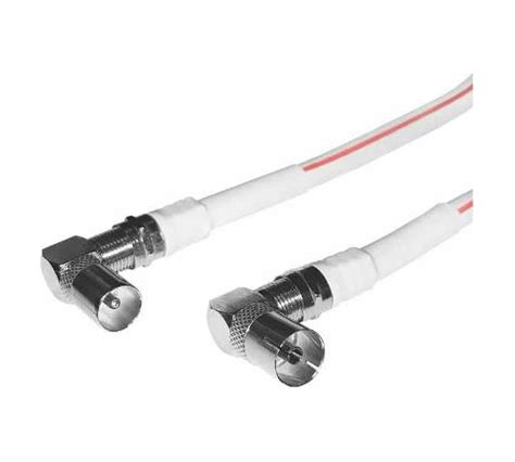 Коаксиальный телевизионный кабель Dori Sat 50 1 м F разъем F разъем Tv переходник 40743