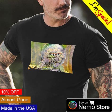 Oscar The Grouch Weed Oscar The Grouch In A Smoky Surreal Scene